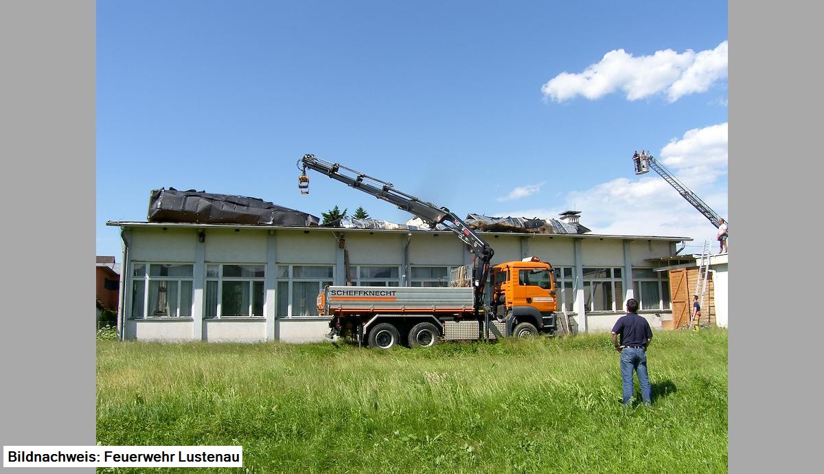 Einsatz | Hohenemser Strasse - Dach abgedeckt | Feuerwehr Lustenau